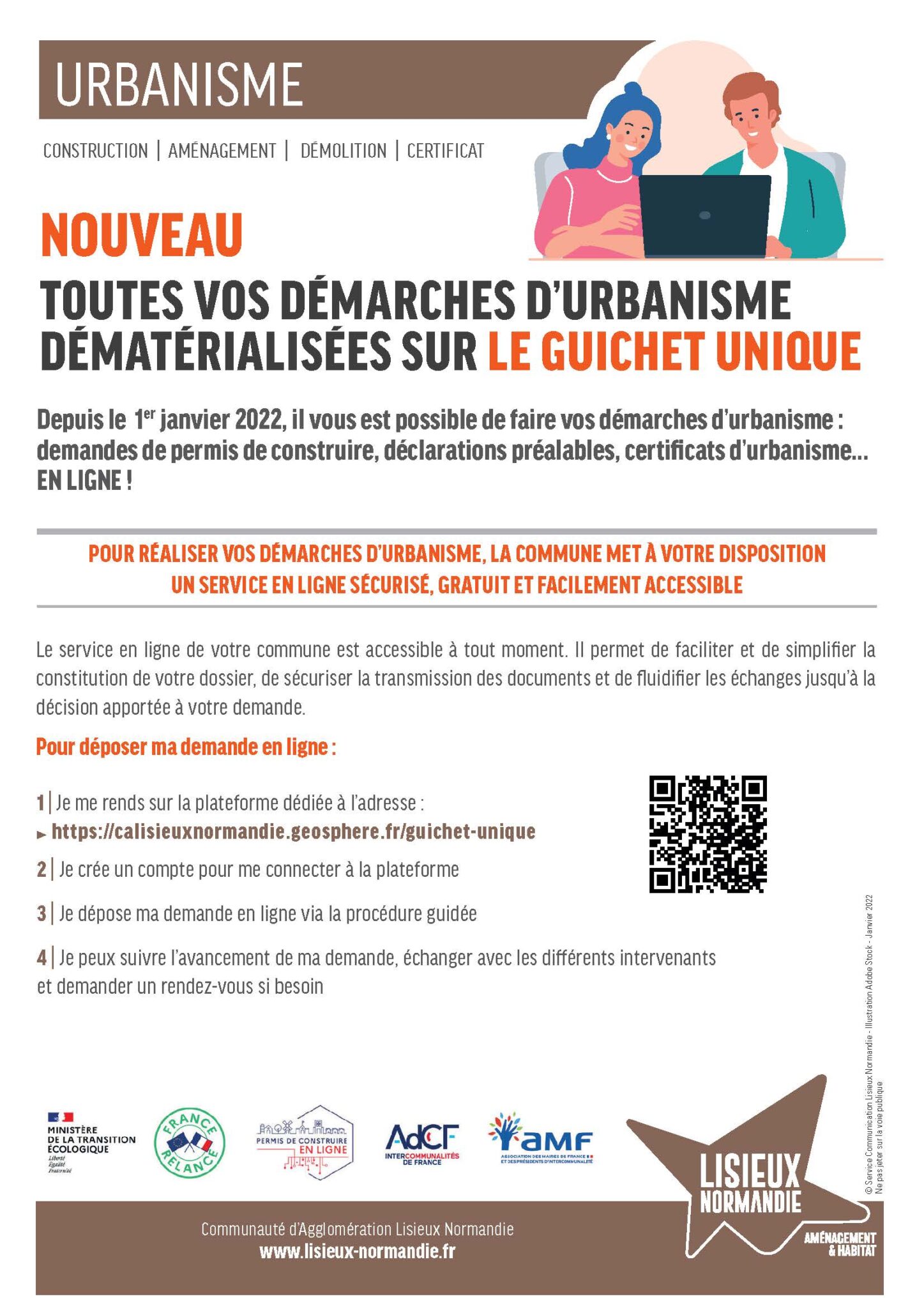 Démarches d'urbanisme dématérialisées sur le guichet unique - Livarot ...